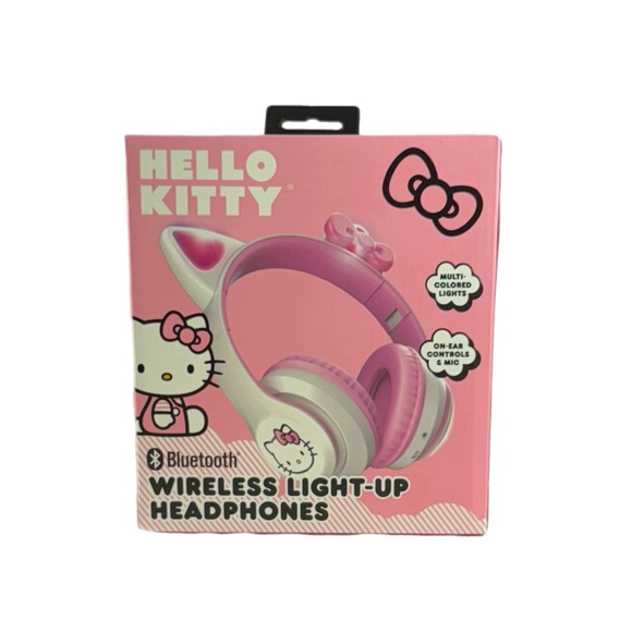 Hello Kitty | Headphones | Hello Kitty Wireless Bluetooth Light Up ...